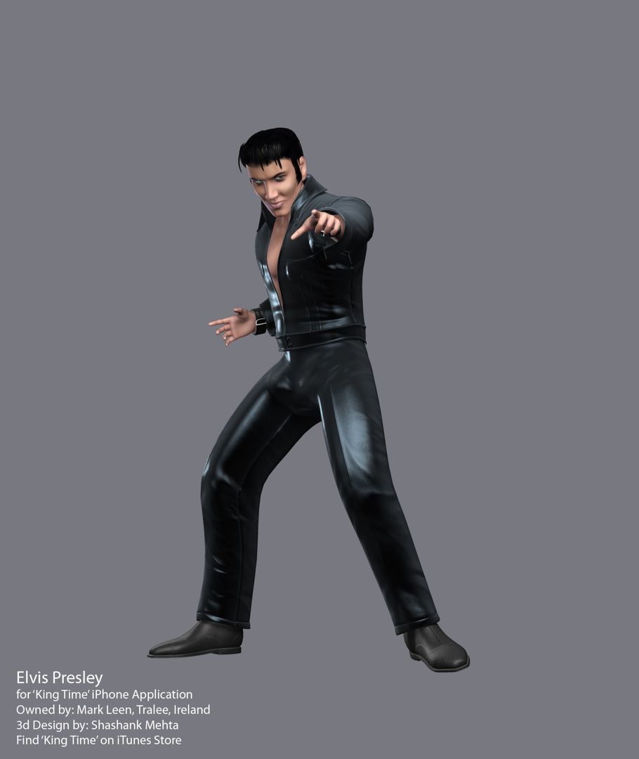 Elvis Presley 3d model - CGHero