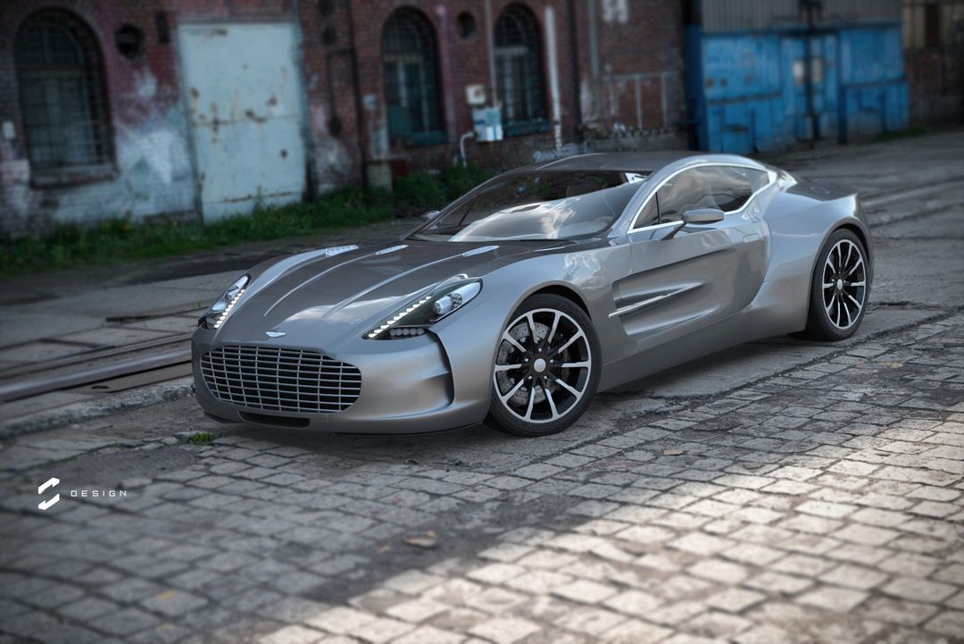 Aston Martin One 77 Silver
