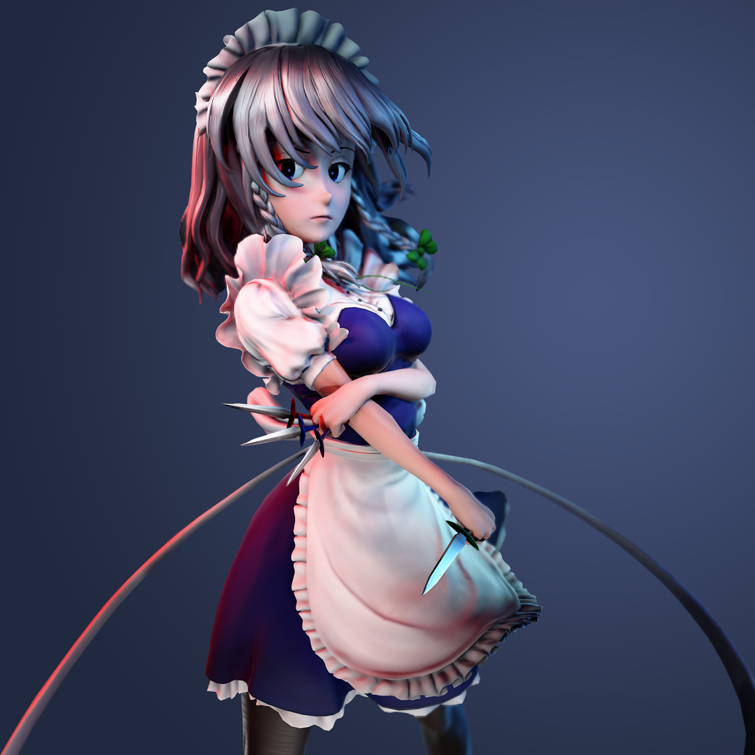3d Custom Girl Touhou