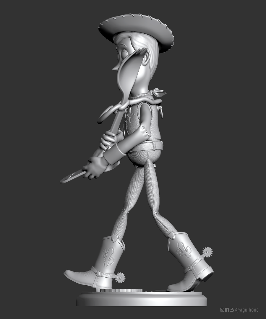 Woody 3D Character - Toy Story - CGHero