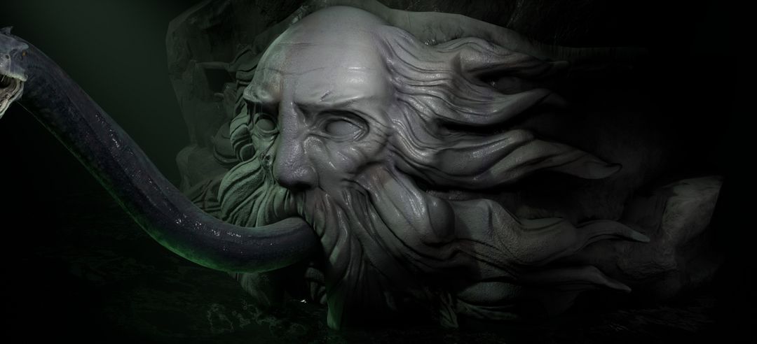 Salazar Slytherin Statue