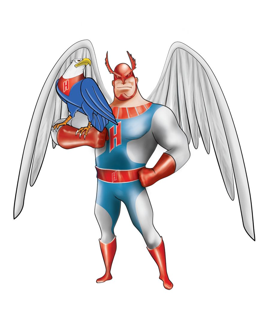 Birdman Superhero Logo