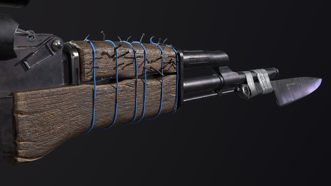 Post apocalyptic AK47 - CGHero